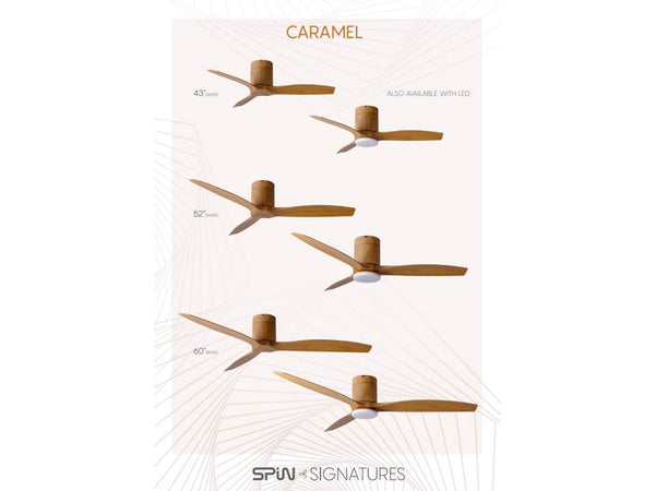 Spin Signatures CARAMEL Dc Fan 43"/52"/60" – DMJ_LIGHTCRAFT